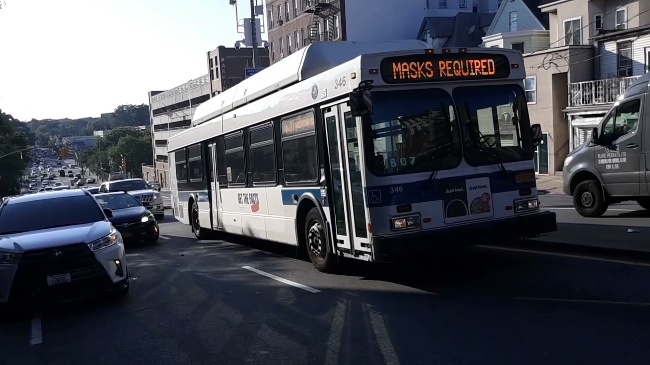 MTA NYC Bus 2012 New Flyer C40LF CNG #346 On The Bx31 @ East 233rd ...