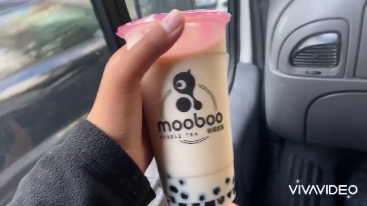Mooboo bubble tea review (ft.junjunmedran) - YouTube