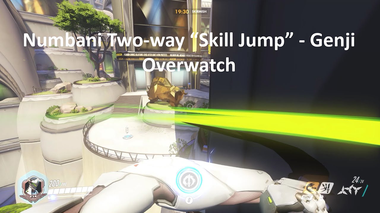 Numbani Two-way "Skill Jump" With Genji | Overwatch - YouTube