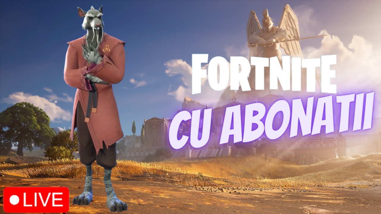 🔴LIVE FORTNITE ROMANIA - JUCAM CU ABONATII - YouTube