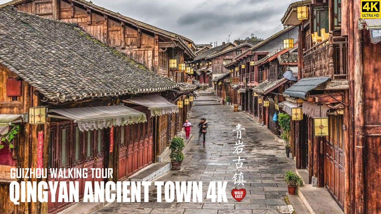 Exploring Qingyan Ancient Town | The Famous Stone City In Guizhou | 4K ...