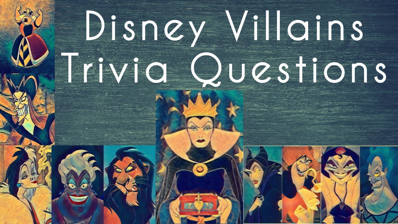 Disney Villains Quiz | Evil Queen Brain Teasers | Villains the Disney ...