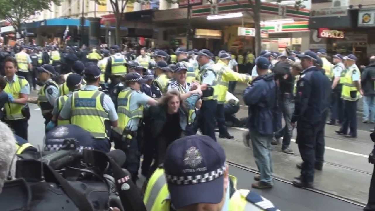 Occupy Melbourne Eviction October 21st 2011 (feat. Jamie Kilstein) (RE ...