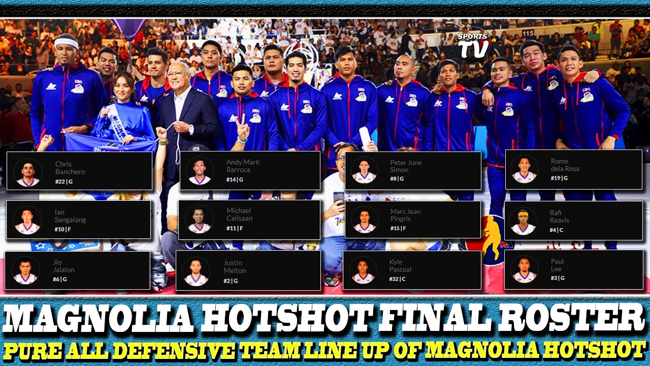 SOLIDONG LINE UP NG MAGNOLIA HOTSHOTS PAMBANSANG MANOK | PANG PBA ALL ...
