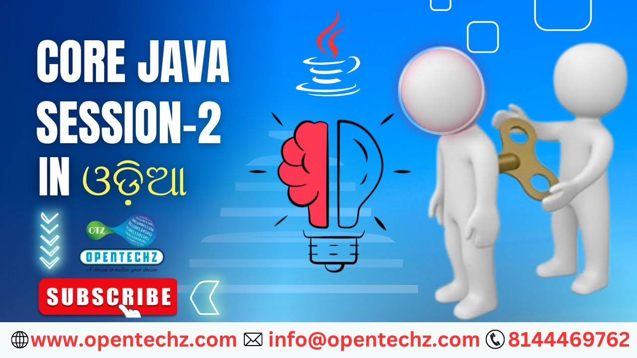 Latest Core Java Session-2 | Logic Building by Mr. Bibhuranjan | Best ...