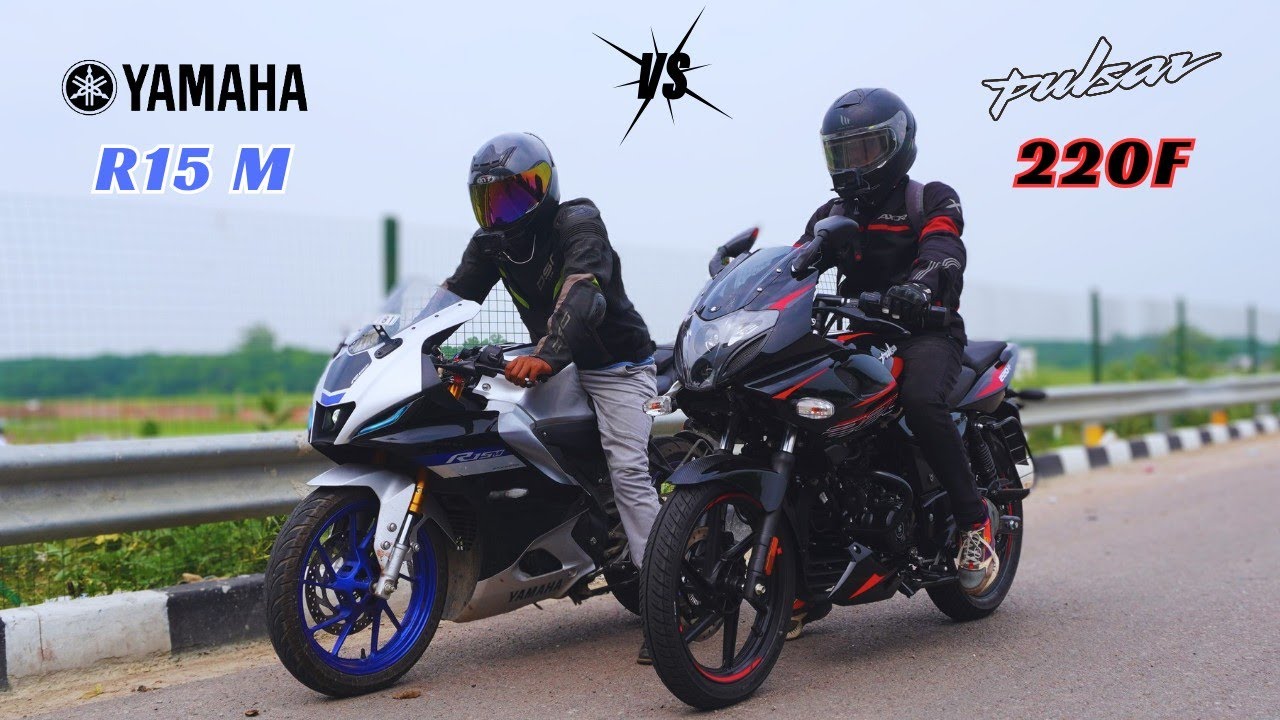 Pulsar 220f (2024) vs R15 M | Drag Race | is Pulsar Defeated R15 M 😲 ...