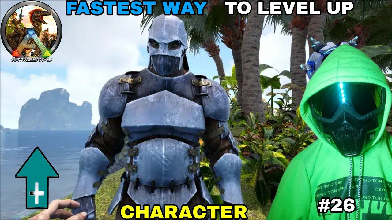 FASTEST WAY TO LEVEL UP CHARACTER IN ARK MOBILE - YouTube