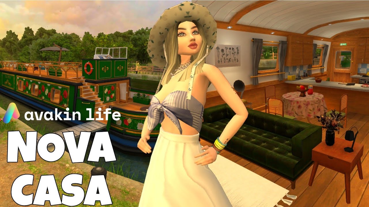 O barco que fiz para a LKWD Nell! Clássico Barco de Canal - Avakin Life ...