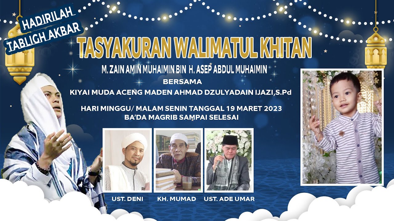 TABLIGH AKBAR BERSAMA KIYAI MUDA ACENG MADEN AD IJAJI S.Pd - YouTube