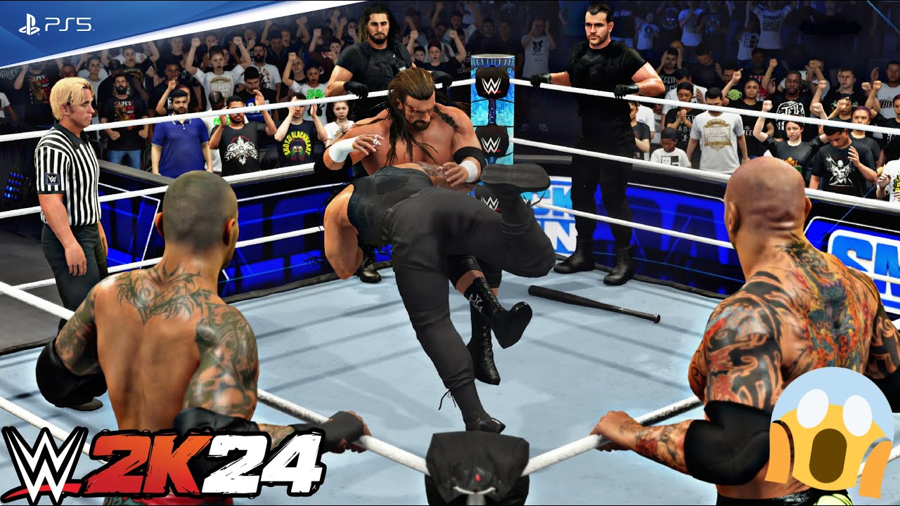 WWE 2K24 - The Shield Vs. Evolution - TAG TEAM Match | SMACKDOWN - YouTube