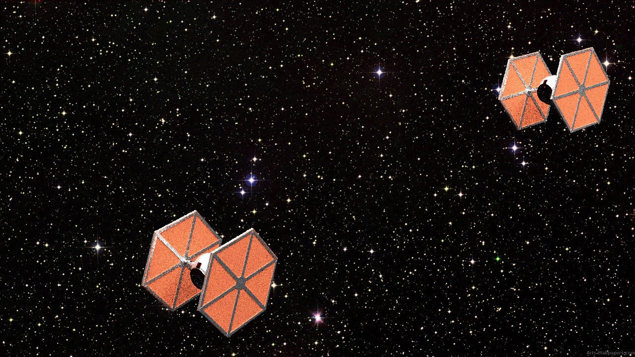 3D Tie Fighter Animation - Early days of practice - YouTube