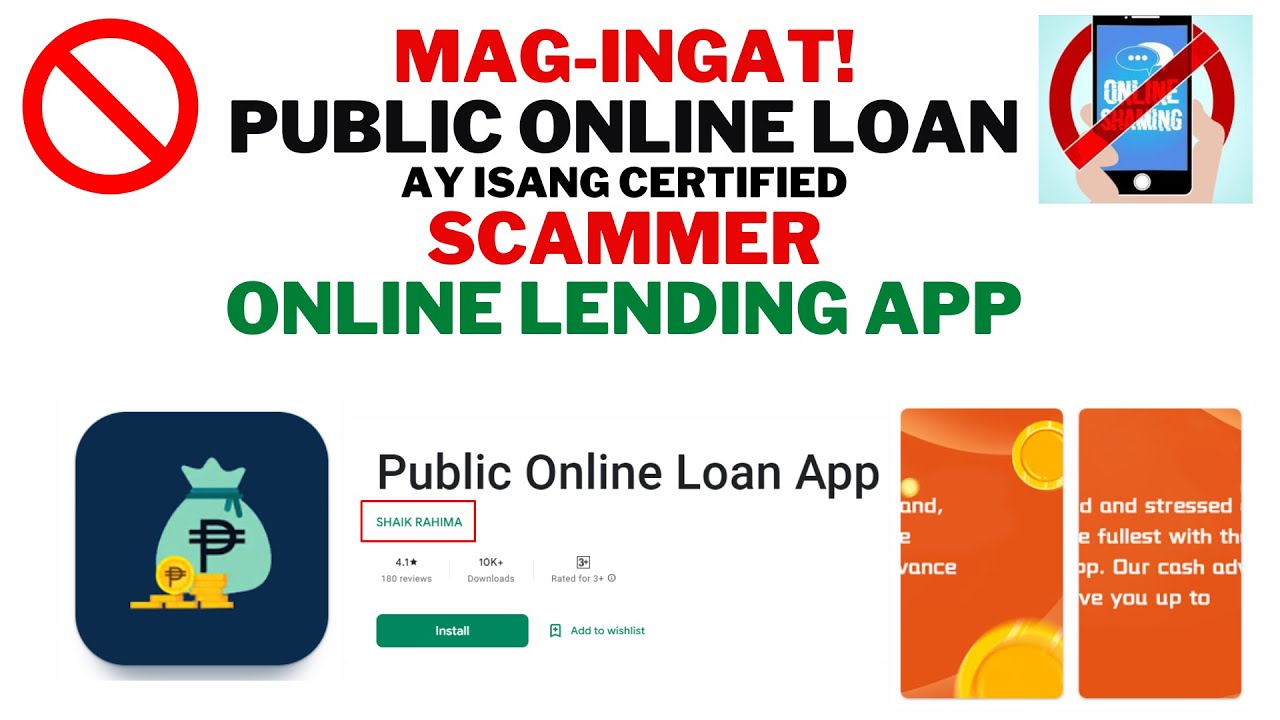 WARNING! ANG PUBLIC ONLINE LOAN APP AY ISA NA RING SCAMMER LENDING APP ...