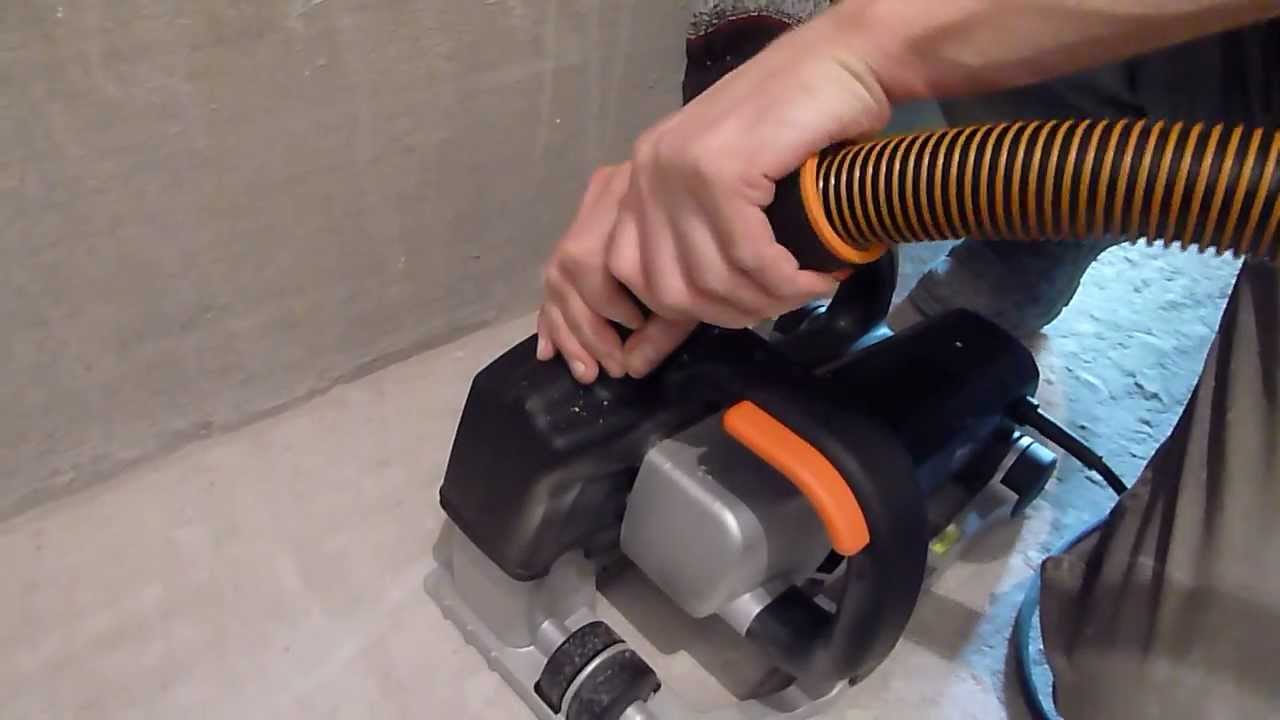 Protool - пылесос VCP 480 AC и штроборез WCP 50 - YouTube