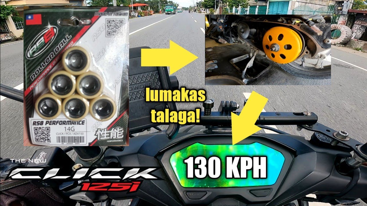 RS8 14 GRAMS FLYBALL ON SPEEDTUNER PULLEY SET // PREPARATION FOR LAKBAY ...