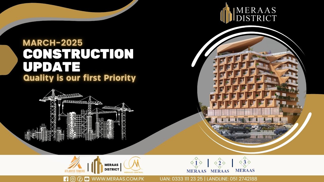 🏗️ Construction Update Meraas District Masonry Works Completed 4th ...