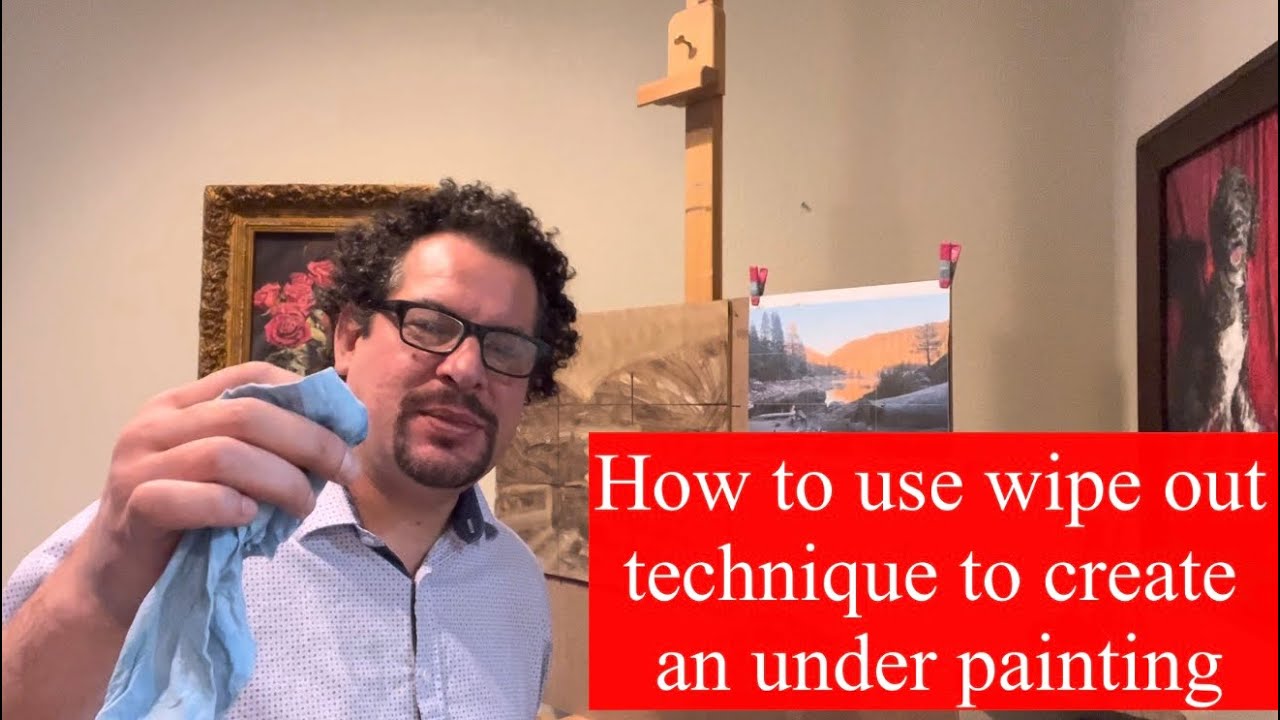How To Use Wipeout Technique To Create An Under Painting pine Crest how-to-use-wipeout-technique-to-create-an-under-painting-pine-crest