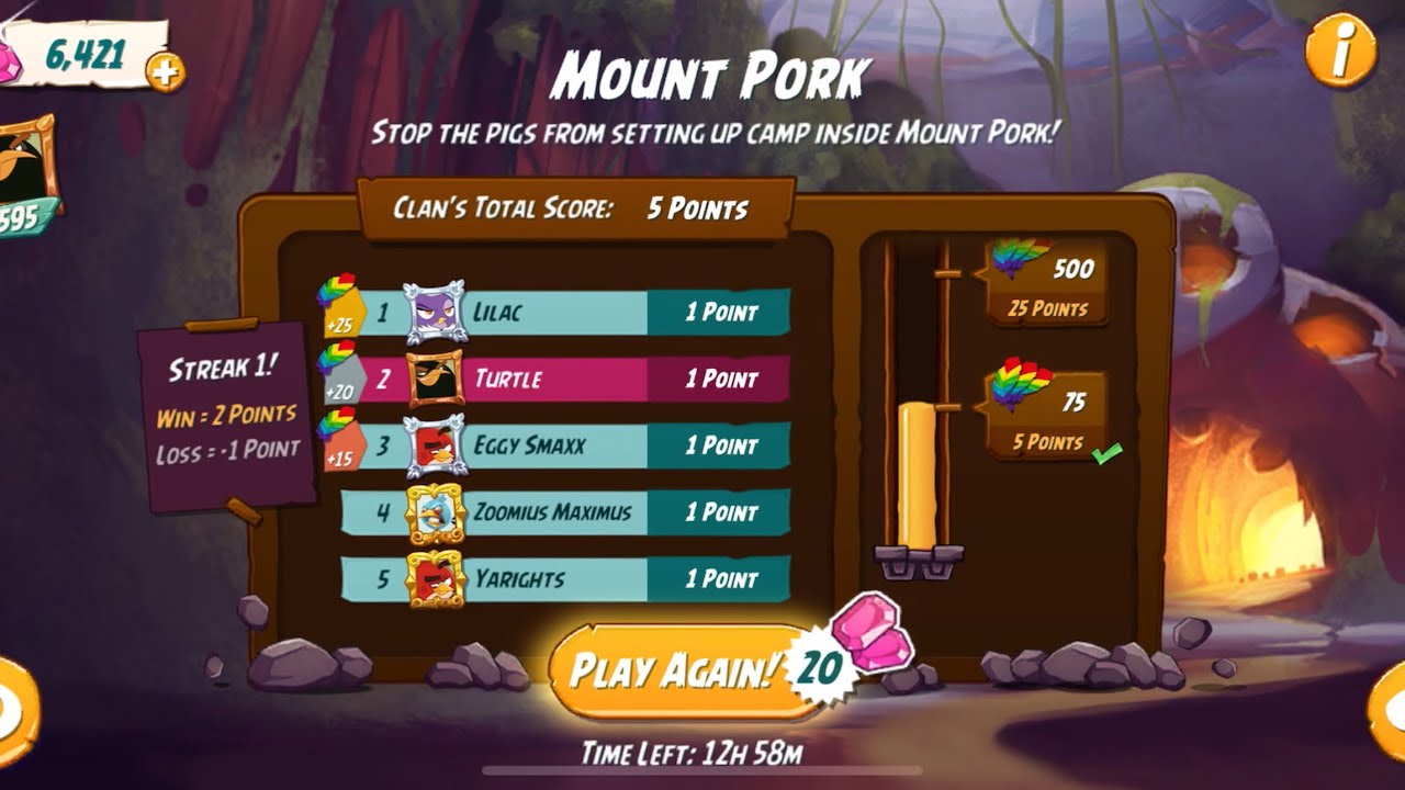 Angry Birds 2– Mount Pork Clan Event! ( NO GEMS NEEDED ) Gameplay ...