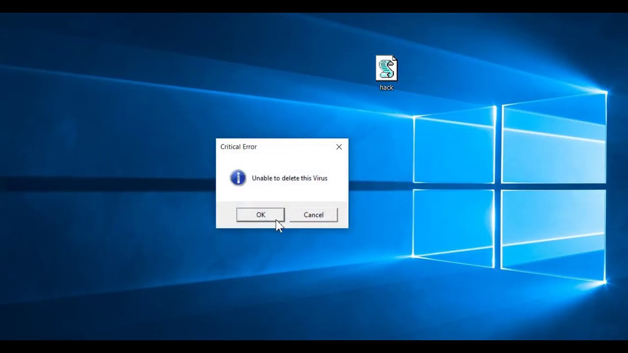 How to create An Awesome Computer Virus(Fake Virus Prank) - YouTube