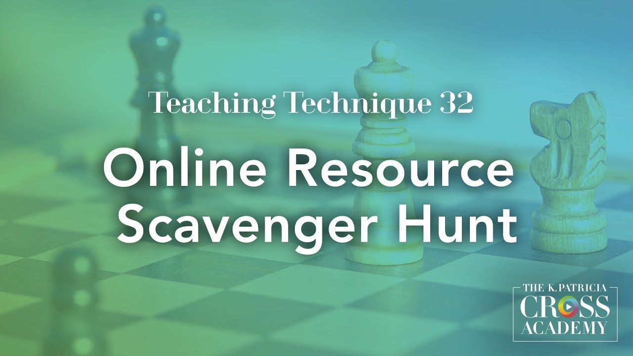 Teaching Technique 32: Online Resource Scavenger Hunt - YouTube