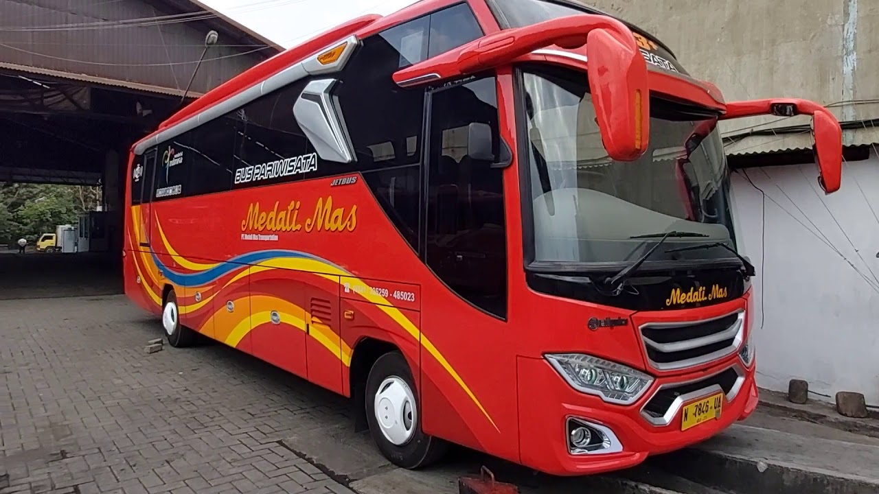 BARU!!! Jetbus 3+ MD Po. Medali mas pariwisata - YouTube