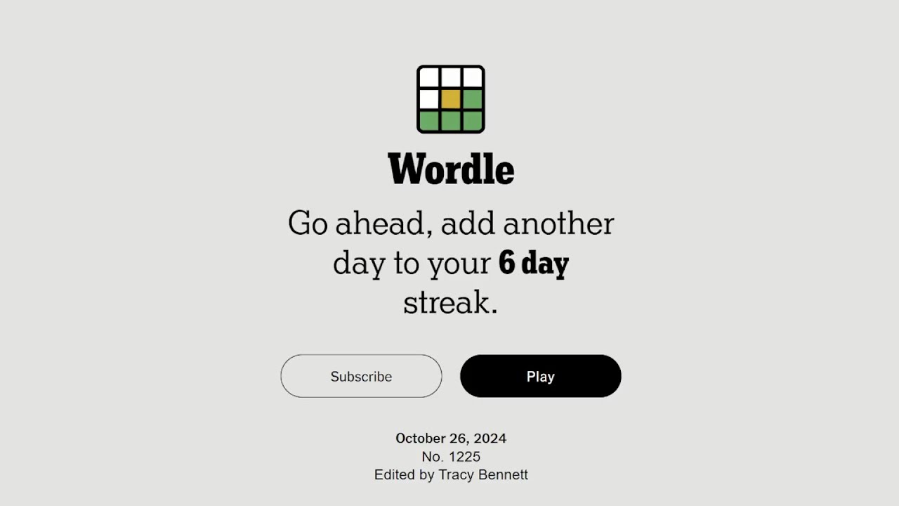 October 26, 2024 - Wordle, Connections, and Strands (The New York Times ...