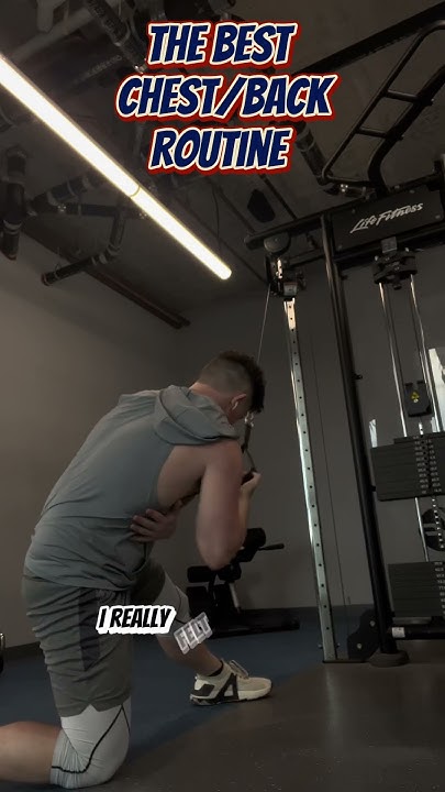 The Best Chest Back Workout Routine Gym Shorts Youtube