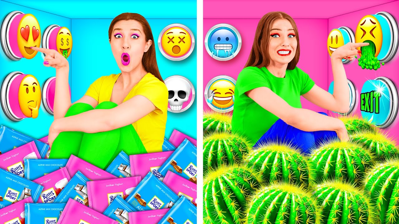 1000 Mystery Buttons Challenge Only 1 Lets You Escape | Awesome ...