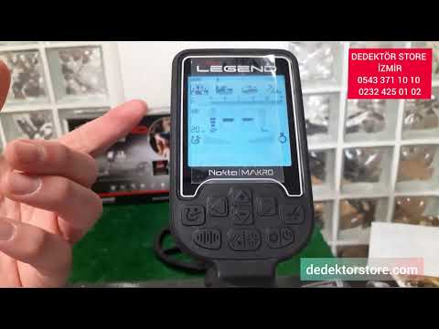 NOKTA LEGEND DEDEKTÖR EKRAN KULLANIM VİDEOSU