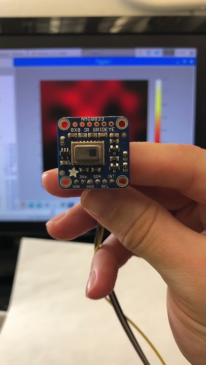 AMG8833 Infrared Grid-Eye Thermometer with Python and Raspberry Pi - YouTube