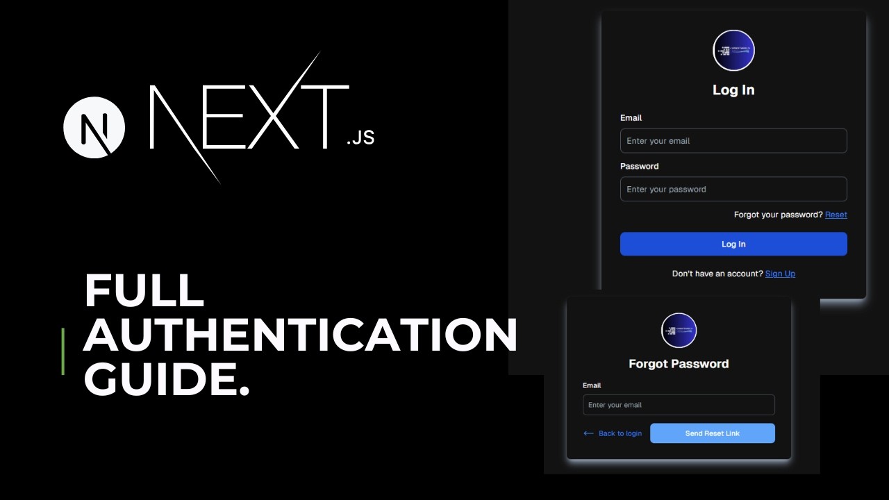 Next.js Full Authentication, Email Password Reset, and Session ...