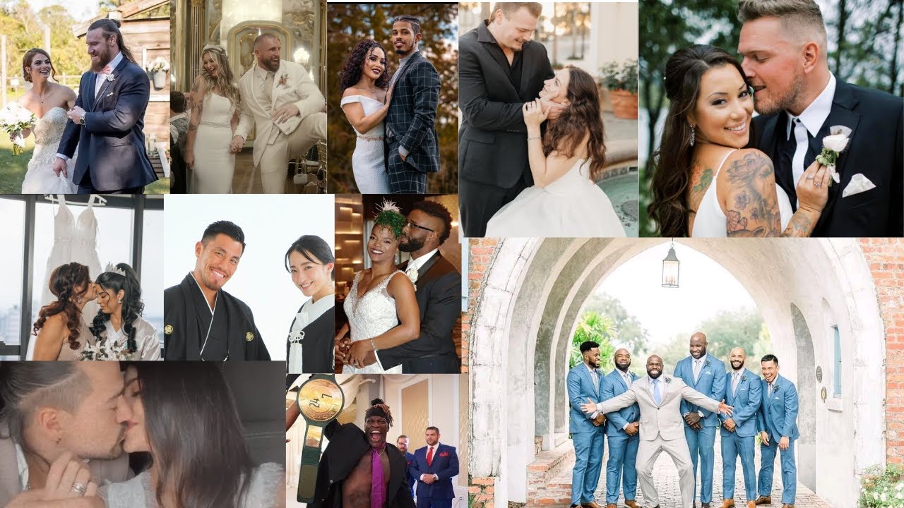 All WWE Superstars And Their Wedding Ceremonies 2024 (From 1990 to 2024 ...