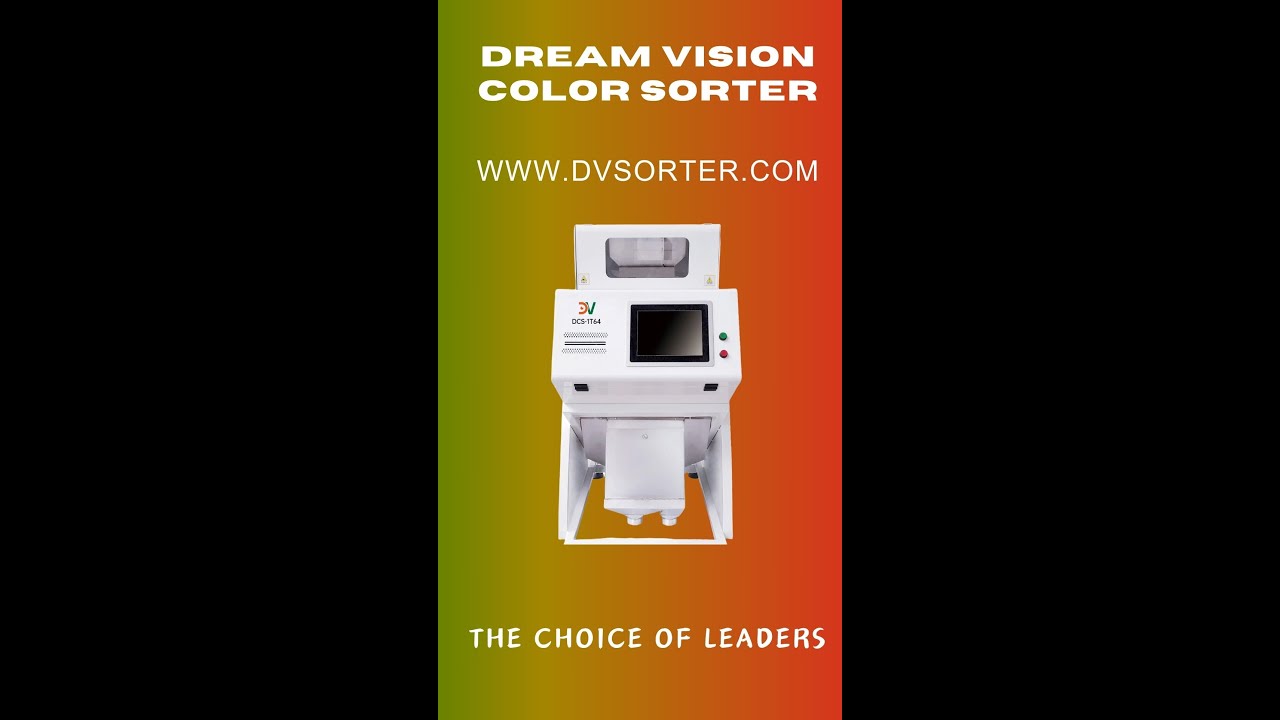 Clean your rice with Dream Vision Color Sorter - YouTube