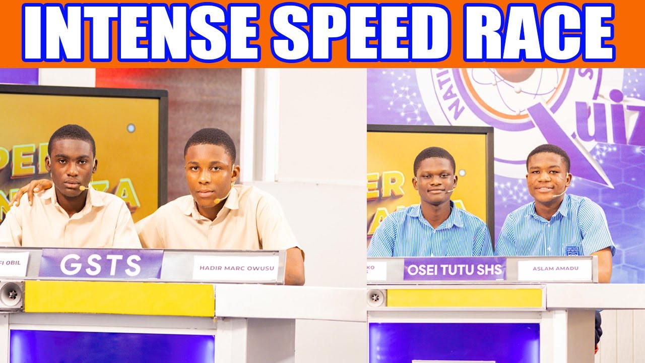 INTENSE SPEED RACE BETWEEN OSEI TUTU SHS, APAM SHS AND GSTS IN NSMQ ...