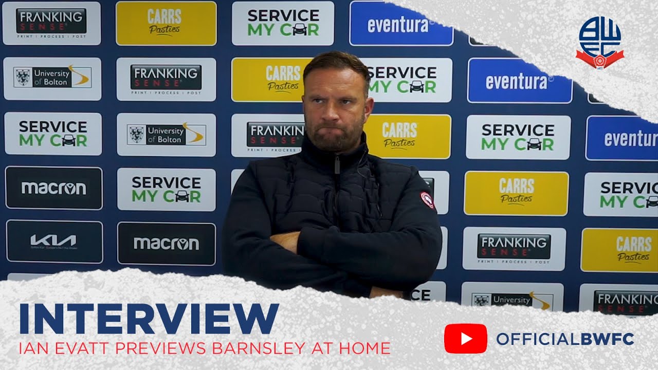 IAN EVATT | Manager previews Barnsley at home - YouTube