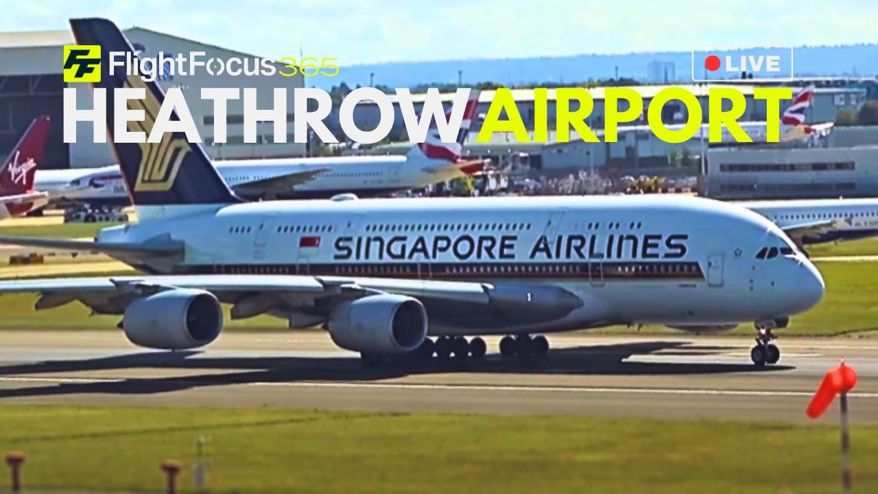 Heathrow Airport Live - Sunday 21st September 2025 - YouTube