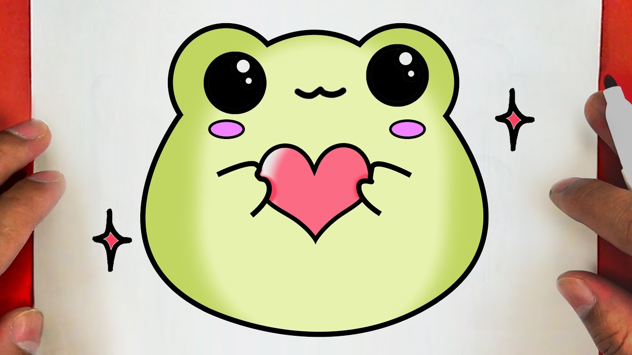 CÓMO DIBUJAR UNA LINDA RANA, PASO A PASO , JACK Dibujos - YouTube