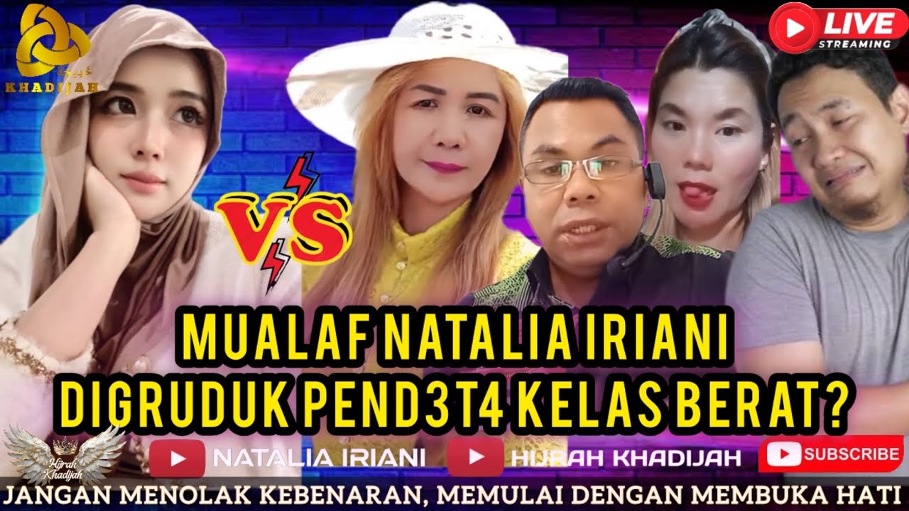🔴OTEN PANAS⁉️ JAWABAN MUALAF NATALIA IRIANI BIKIN SELURUH PEND3T4 NANGEES GULING GULING? - YouTube