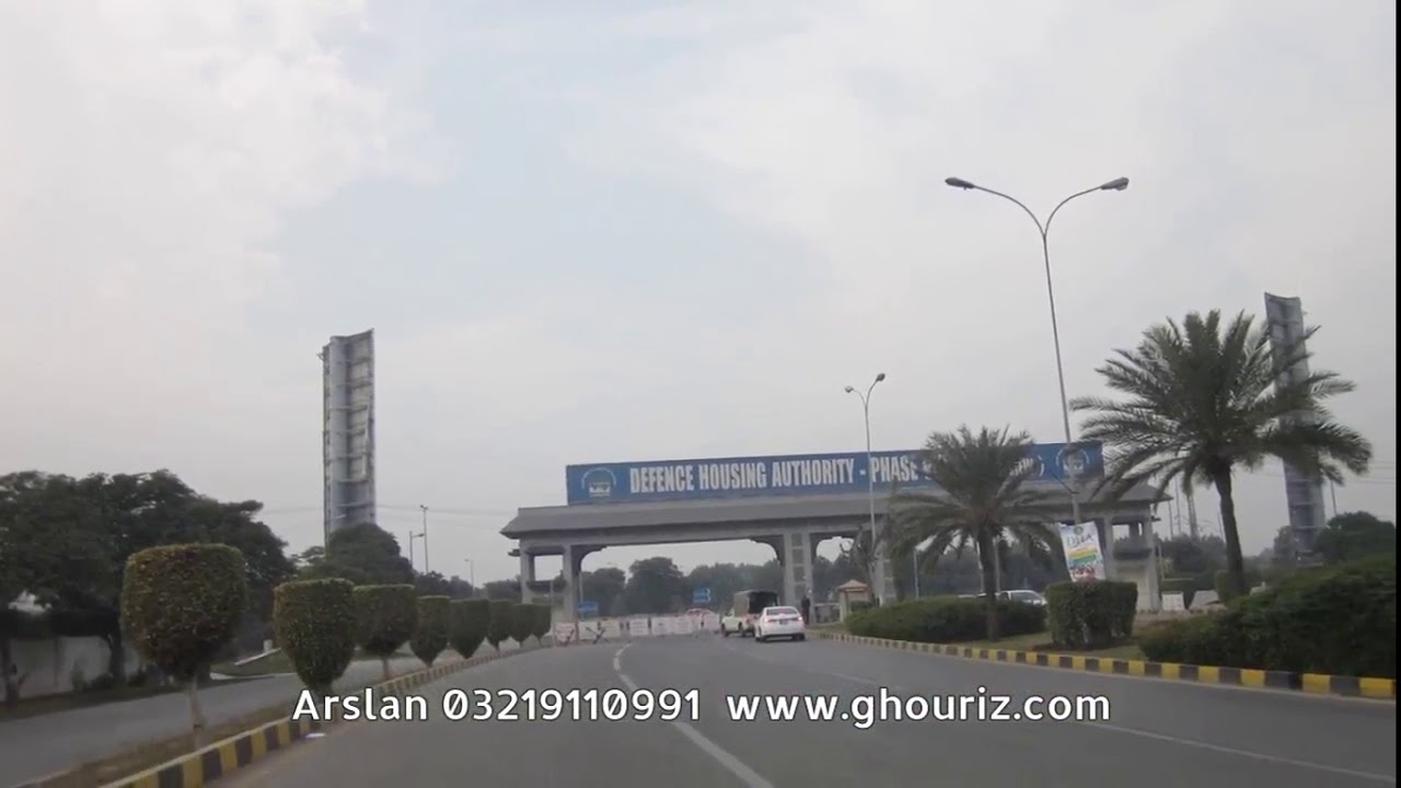 DHA Lahore Phase 1 To 9 Video - YouTube