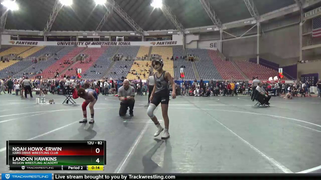 12U 82 Noah Howk-Erwin Hard Drive Wrestling Club Vs Landon Hawkins ...
