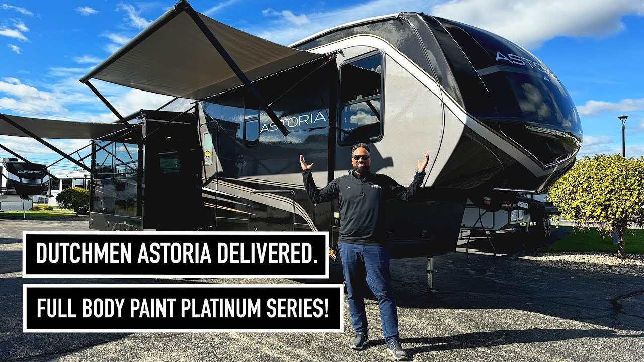 NEW! 2025 FULL BODY PAINT Dutchmen Astoria Platinum Fifth Wheel Series ...