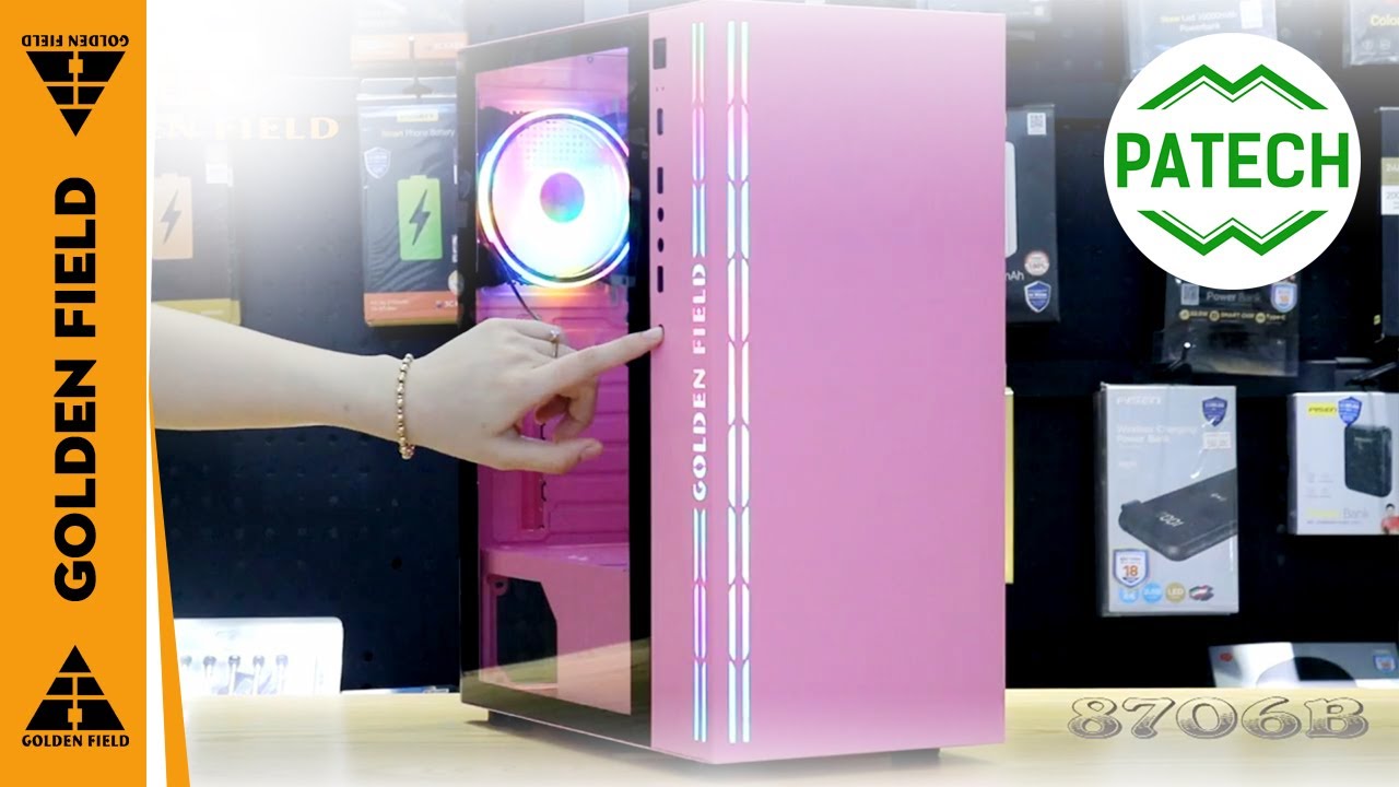 Golden Field 8706B Gaming PC Case I | PATECH TV - YouTube