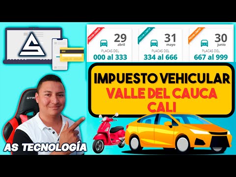 🚧 Consultar y pagar IMPUESTO VEHICULAR (Valle del Cauca) | AS Tecnología