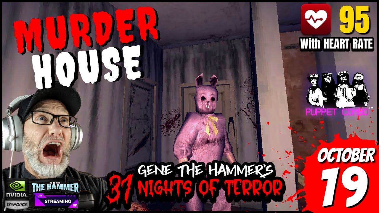 🔥⚒ MURDER HOUSE 😱BEST SLASHER GAME OF 2020 PUPPET COMBO🔴LIVE 10/18 ...