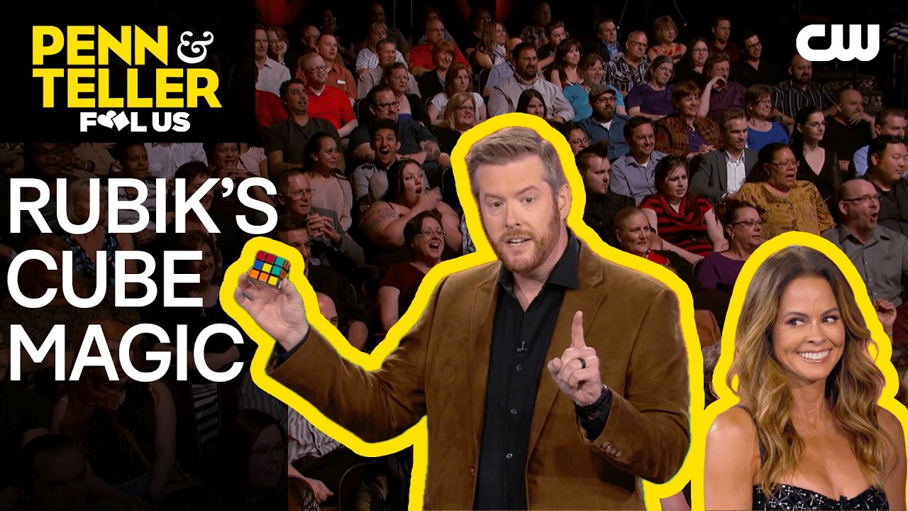 Magician Fools Penn & Teller with Rubik's Cube Magic Trick | Penn ...