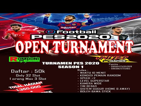 OPEN TOURNAMENT PES 2020 DI RENTAL PS3 - YouTube