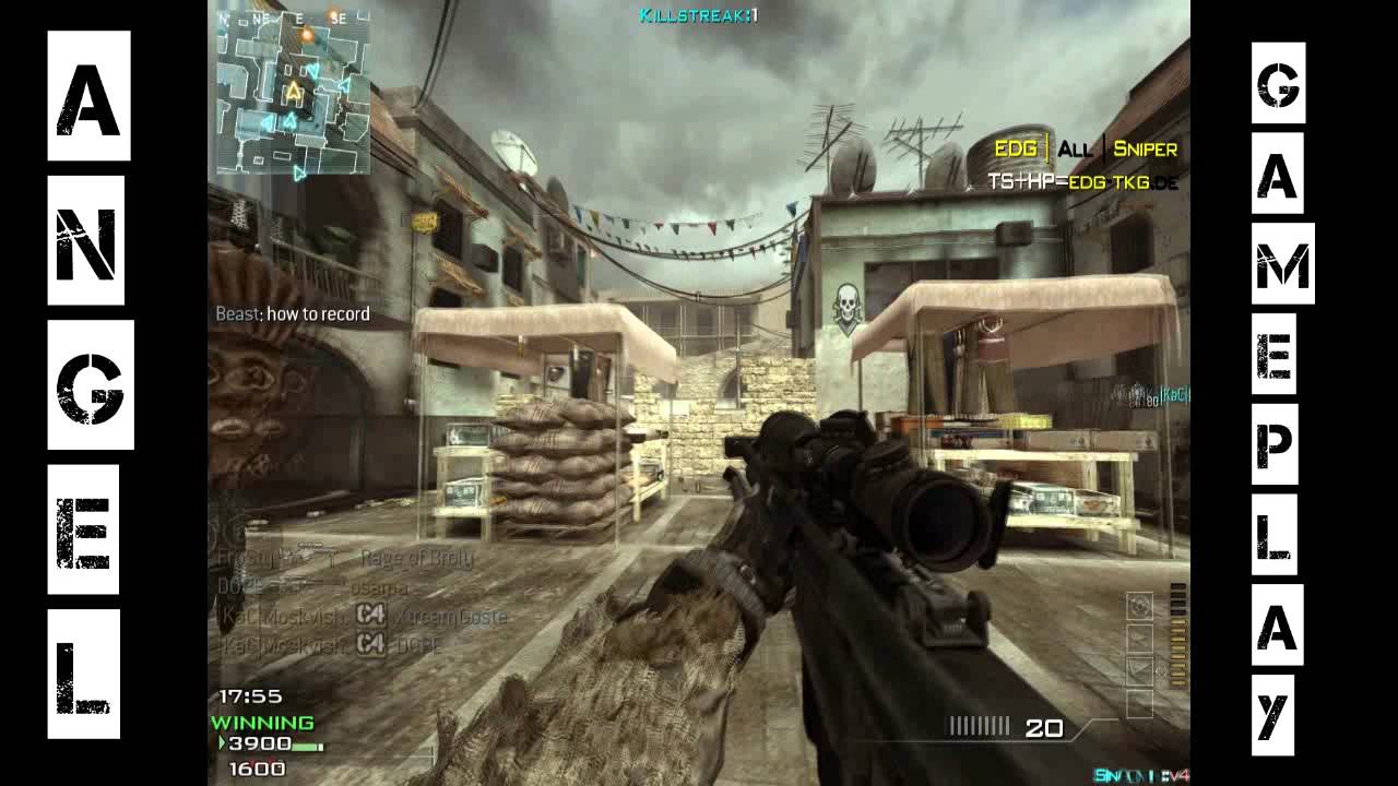 Angel - CoD MW3 Sniper frist Gameplay 30-8 - YouTube
