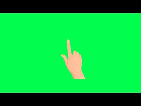 Click Hand Green Screen Animation I Latest video 2020 I Green Screen ...