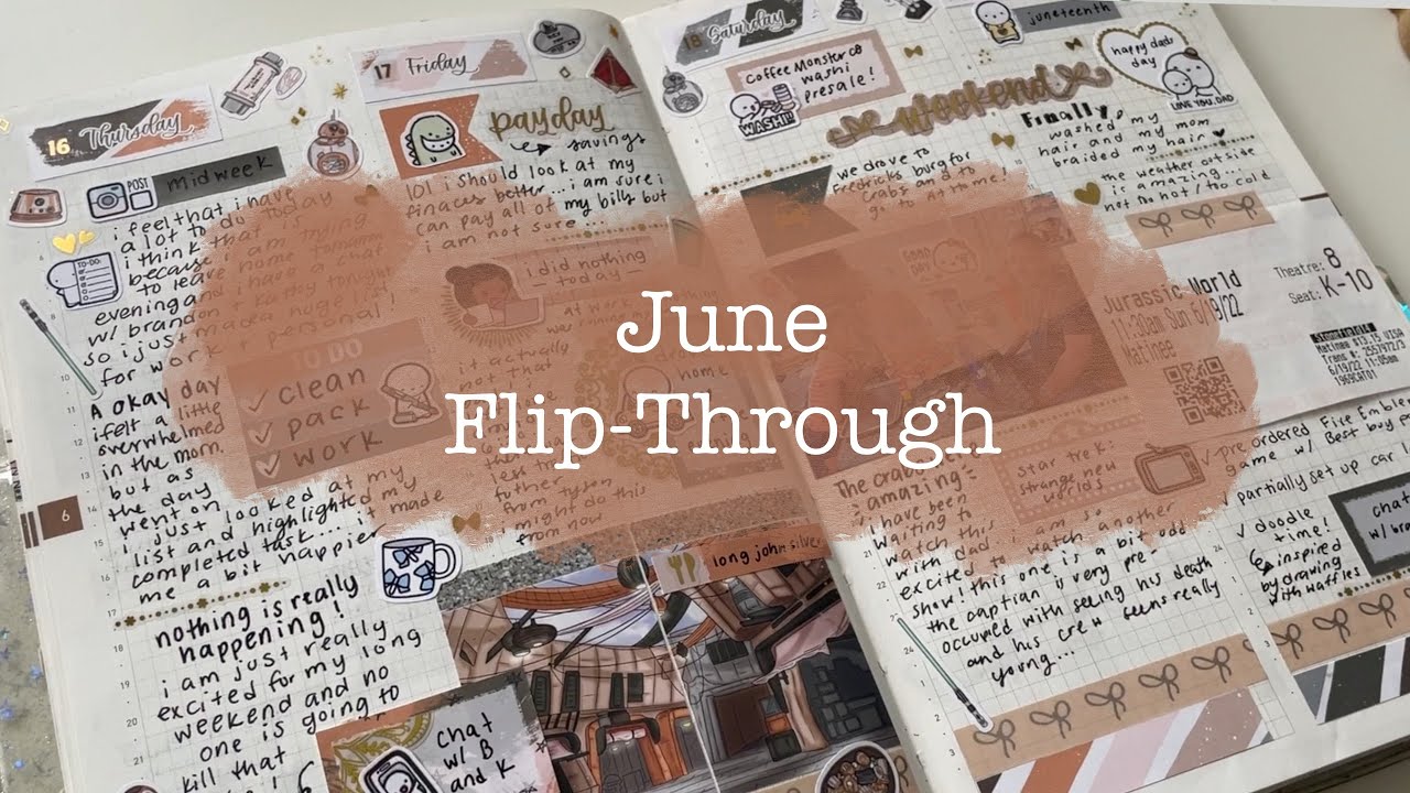 June Through | A5 Take a Note Planner | and experimenting with other ...