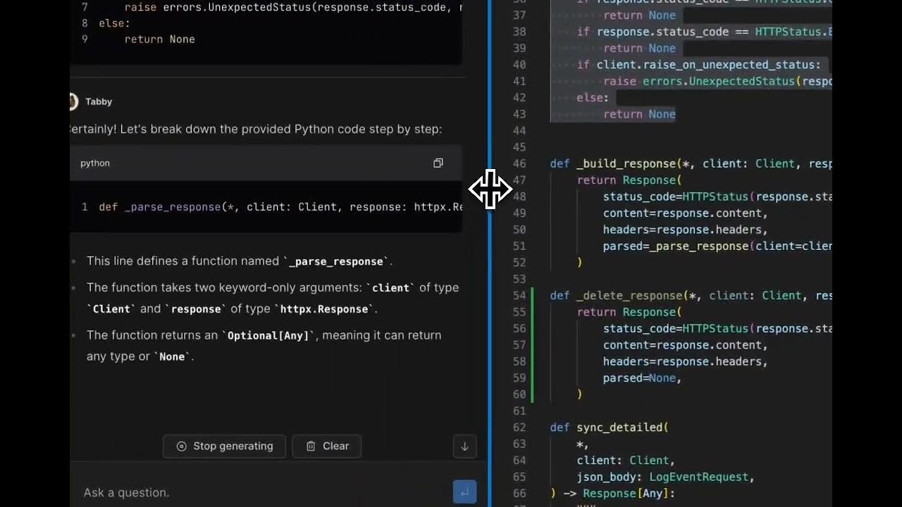 Tabby - Code Understanding - YouTube