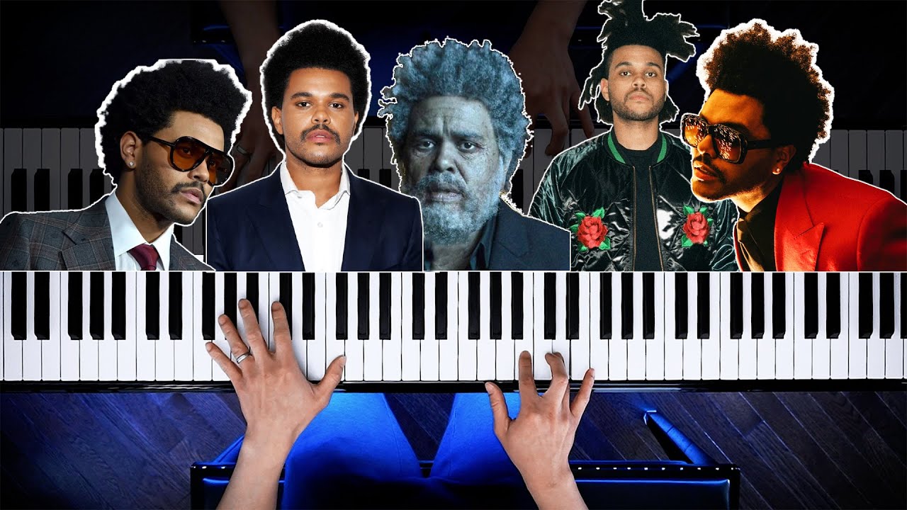 The Weeknd's Top 10 Songs | 40 minutes of beautiful piano 🎹 - YouTube